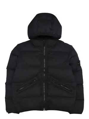 Stone Island Padded Zip-up Jacket - Black