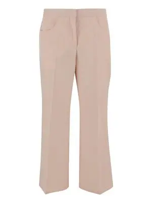 JIL SANDER Wool Trousers - Beige
