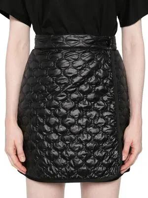 MONCLER A-Line Skirt With Diamond Quilting