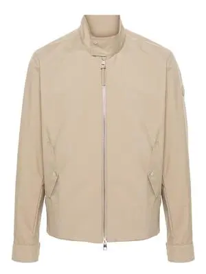 Moncler Chaberton Appliqué Logo Jacket - Beige