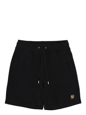 Belstaff Logo Regular Fit Shorts - Black