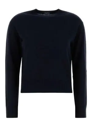 Max Mara Maglia Canottiera Top - Blu Marino