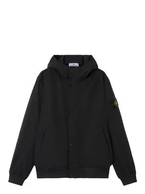 Stone Island Hooded Parka - Black