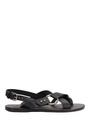 Soeur Florence Leather Sandals - Black