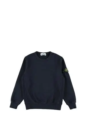 Stone Island Basic Crewneck Sweatshirt - Blue