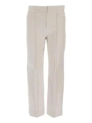 Max Mara Pantalone Lungo - Bianco Avorio