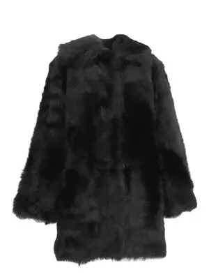 LA ROSE La Rose Montone Pelo Lungo Fur Coat