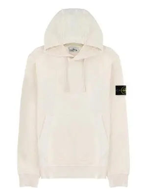 Stone Island Sweatshirt With Logo - Ivory