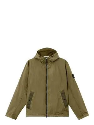 Stone Island Hooded Jacket - Military Green