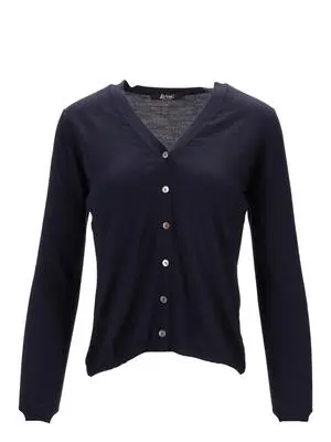 LA ROSE Cashmere And Silk Cardigan - Dark Blue
