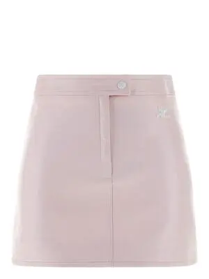 COURREGES Vinyl Skirt - Pink