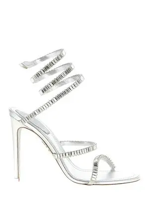 Rene Caovilla Cleo Spark Sandals - Silver