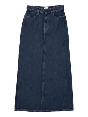 PAROSH Denim Maxi Skirt - Jeans