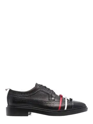 Thom Browne 3 Bow Longwing Brogue - Black