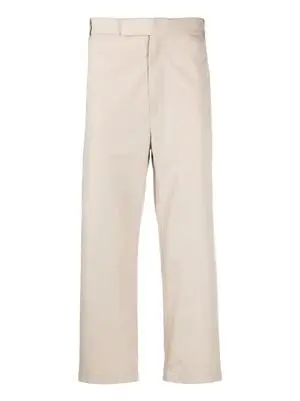 Thom Browne Typewriter Cloth Straight Trousers - Khaki