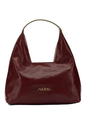 Marni Trapeze Small Handbag - Bordeaux