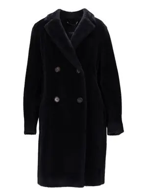 Max Mara Double-breasted Coat - Blu Notte