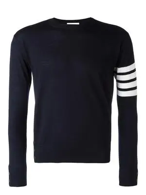 Thom Browne 4-bar Wool Jumper - Navy