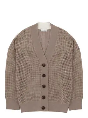 Brunello Cucinelli Cashmere Cardigan - Beige