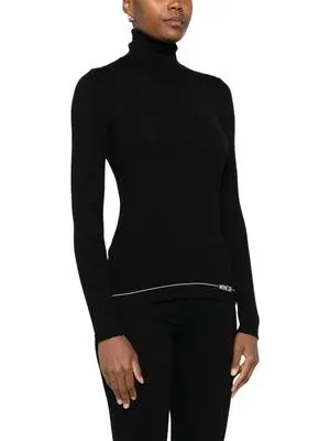 Moncler Turtleneck Top - Black