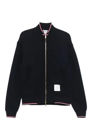 Thom Browne Oversized Funnel Neck Jacket - Navy