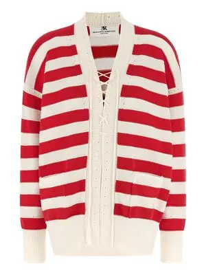 Ermanno Scervino Crochet Cardigan - Red