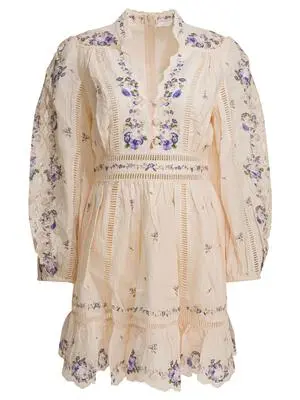 Zimmermann Patience Linen Dress - Yellow
