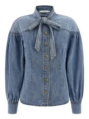 Zimmermann Denim Shirt - Light Blue