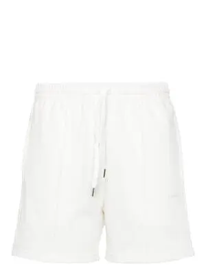 PAROSH Striped Jersey Shorts - Panna