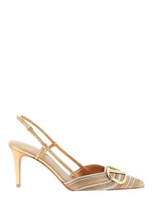 Valentino Garavani Slingback With Vlogo Signature - Pink