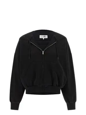 MAISON MARGIELA Trompe L'oeil Hoodie - Black