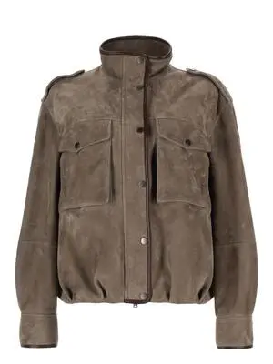 BRUNELLO CUCINELLI Leather Jacket