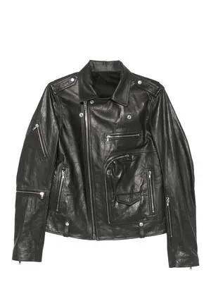 Rick Owens Jumbo Bauhaus Stooges Biker Jacket - Black
