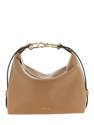 Furla Tonie Mignon Shoulder Bag - Beige