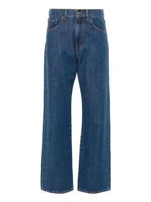 PAROSH Mid-wash Straight Leg - Jeans