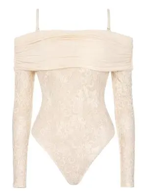 Zimmermann Lace Bodysuit - Ivory
