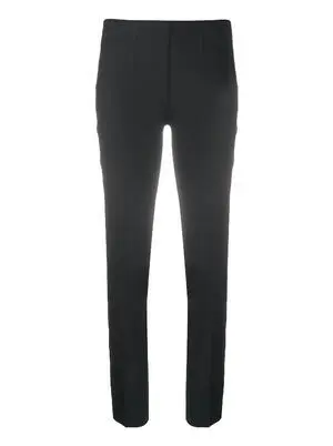 PAROSH Slim Fit Cropped Trousers - Nero