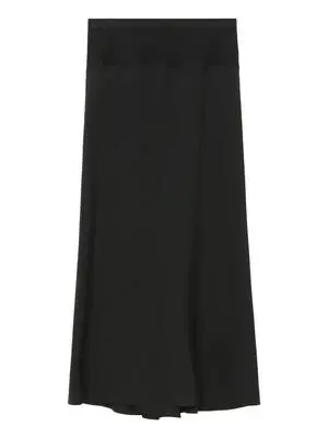 Rick Owens Bias Knee Length Skirt - Black