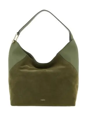 Furla Lara Large Shoulder Bag - Green