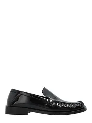 Attico Charles Leather Loafers - Black
