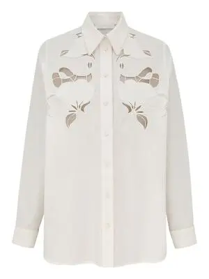Zimmermann Daylight Cotton Shirt - Ivory