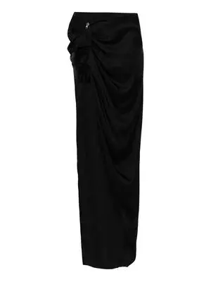 Rick Owens Edfu Full-length Skirt - Black