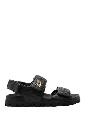 MIU MIU Sandali Nappa Matelassé Sandals