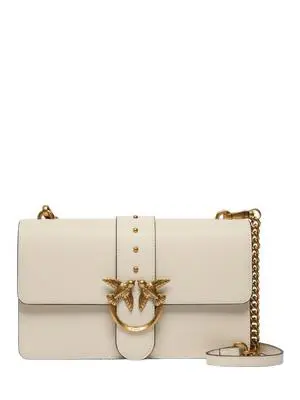 Pinko Love One Classic Handbag - White