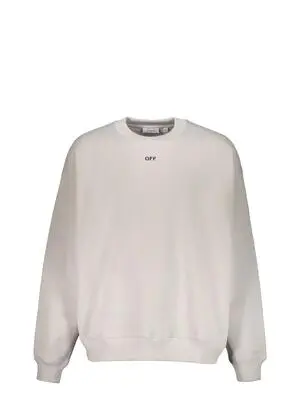 Off White Logo Sweatshirt - Gray