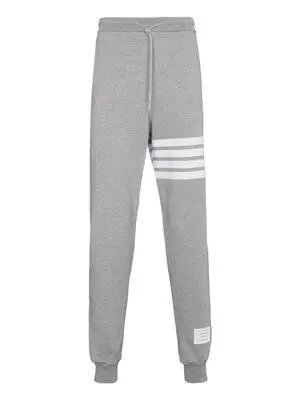 Thom Browne Bar Stripe Track Pants - Light Grey