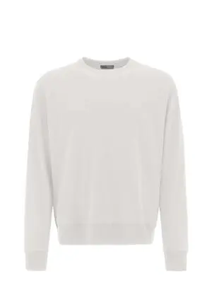 Herno Cotton Crewneck Sweatshirt - Beige