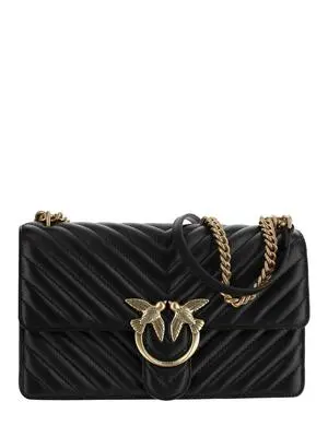 Pinko Love One Classic Shoulder Bag - Black