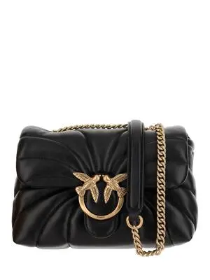 Pinko Mini Love Puff Shoulder Bag - Black