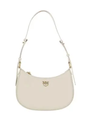 Pinko Simply Love Half Moon Mini Bag - White